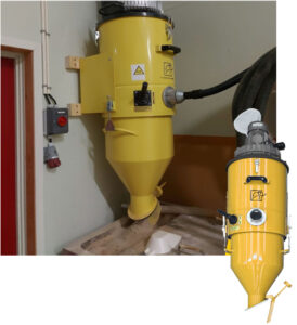 sistema fijo de aspiración centralizada industrial - Elube. Aspiración y Filtración Industrial.